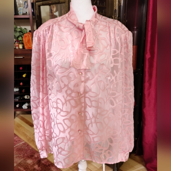 Terry Chicago | Tops | Vintage Terry Chicago Secretary Blouse | Poshmark